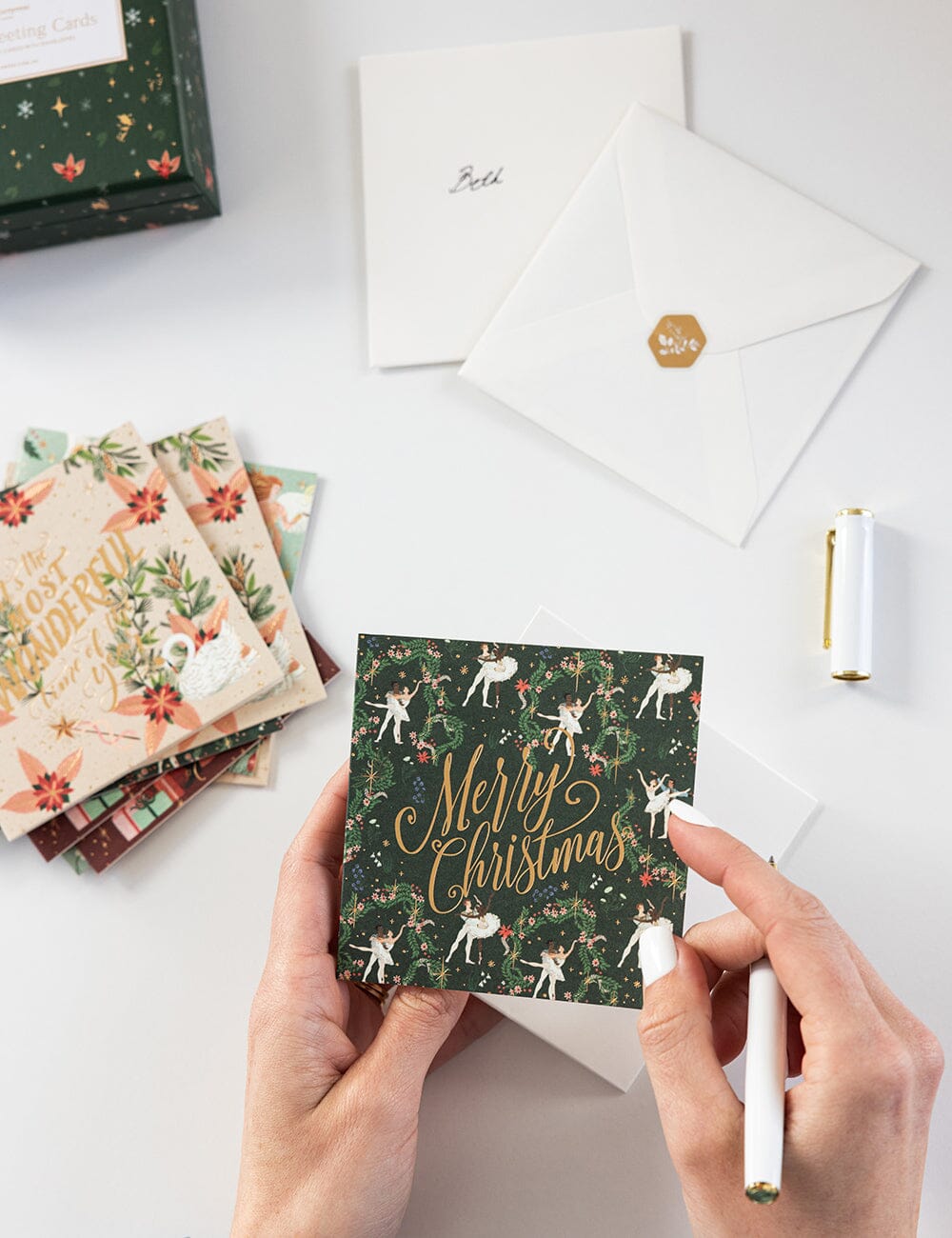 Bespoke Letterpress Small Christmas Card Boxset 12PK | An Enchanted Ch ...