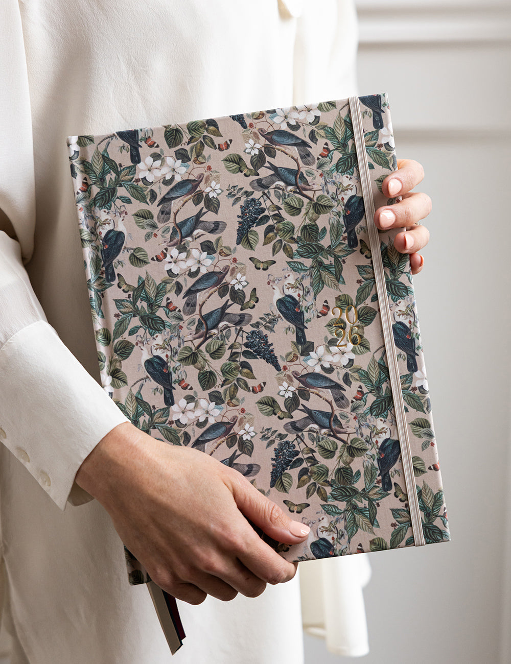 Bespoke Letterpress A4 Linen Bound Planner | 2026 | Botanical Grove ...